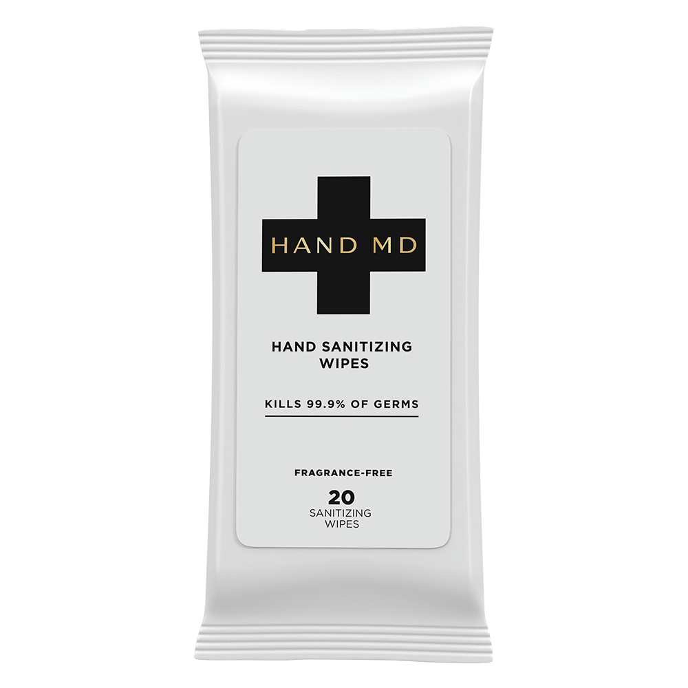 Hand Sanitizer Wipes | Unscented | Hand MD